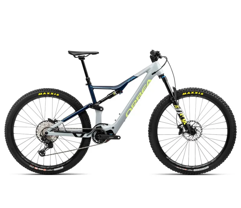Orbea Rise H20 Mountain Bike in Iceberg Grey/Moon Blue