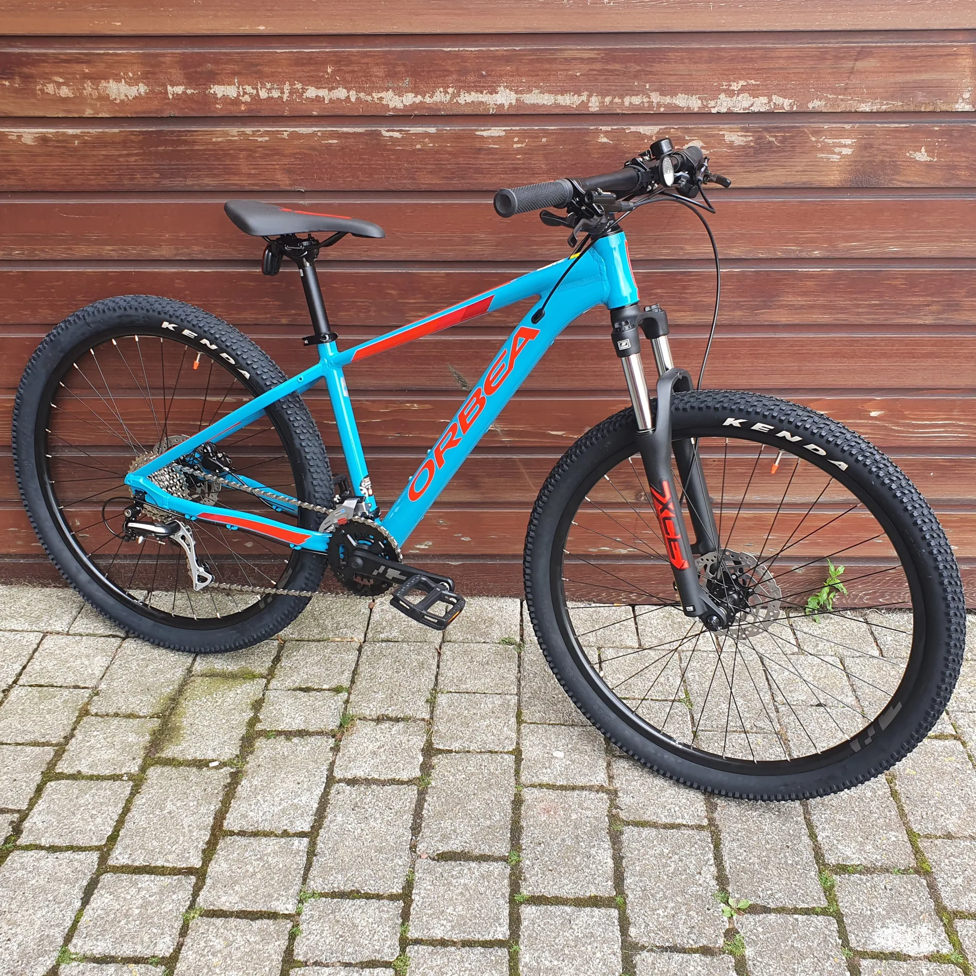 2021 Orbea MX 50 27.5 Hardtail MTB in Blue-Red Small
