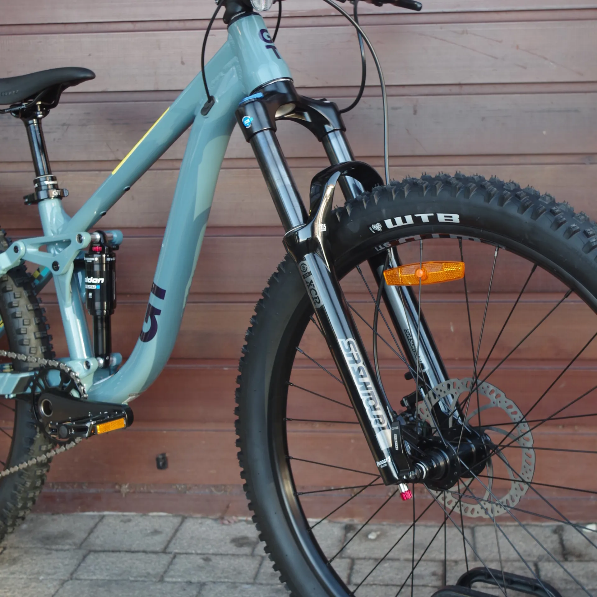 GT Stomper FS Ace 26 June Gloom Full Suspension Mountain Bike